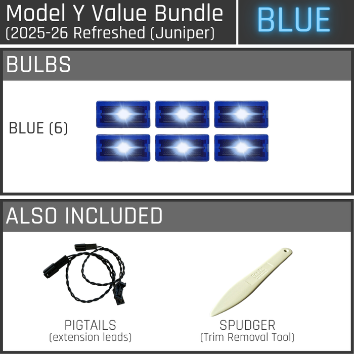 Ultra-Bright Light Bundles for the Refreshed Tesla Model Y (Juniper)